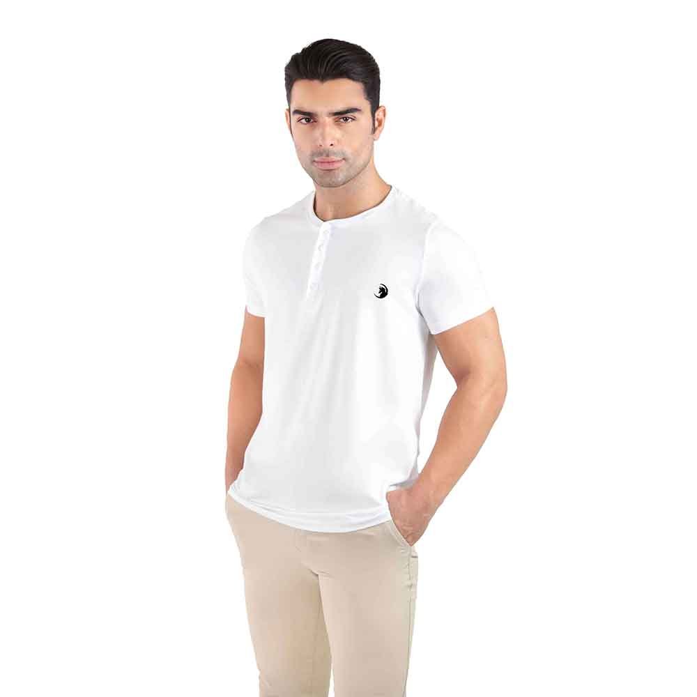 Camiseta Henley Wolf Egípcio Gola Padre - Wolf